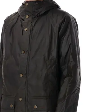 Barbour Logo Detailed Hooded Parka