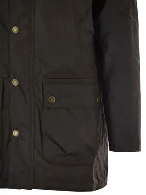 Barbour Logo Detailed Hooded Parka