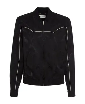 Saint Laurent Printed Bomber Jacket