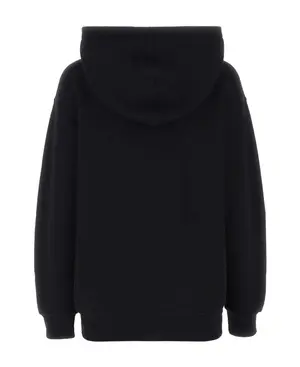 Gucci Sequin Embellished Logo Hoodie - Black