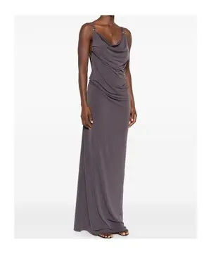 Coperni Sleeveless Ruffled Maxi Dress