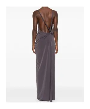 Coperni Sleeveless Ruffled Maxi Dress