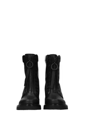 Dior Zip-up Combat Boots