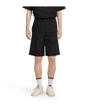 Gucci Gg Canvas Linen Blend Shorts - Black
