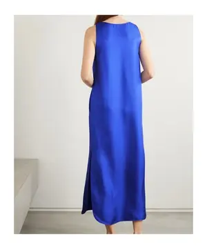 Loulou De Saison Scoop-neck Side-vent Maxi Dress