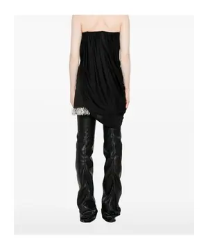 Giuseppe Di Morabito Draped Strapless Top - Black