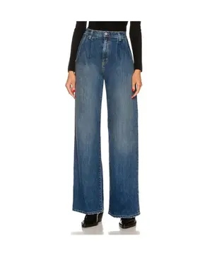 NILI LOTAN High-waisted Wide-leg Jeans
