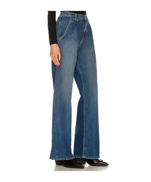 NILI LOTAN High-waisted Wide-leg Jeans