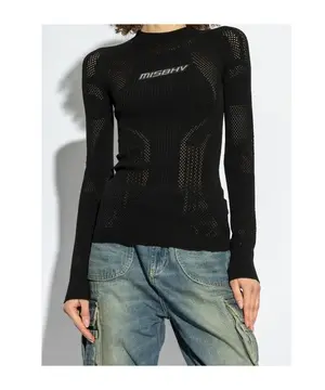MISBHV Long Sleeve Crewneck T-shirt With Logo
