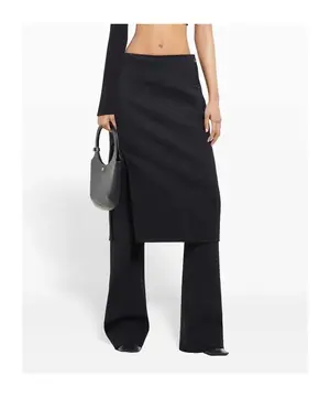 COURREGES Button Detail Skirt