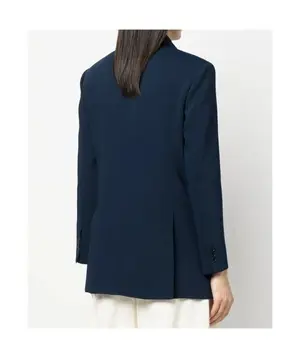 P.a.r.o.s.h Double-breasted Lapel Collar Blazer - Black