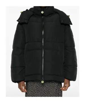 BARROW Hooded Puffer Jacket With Logo Patches