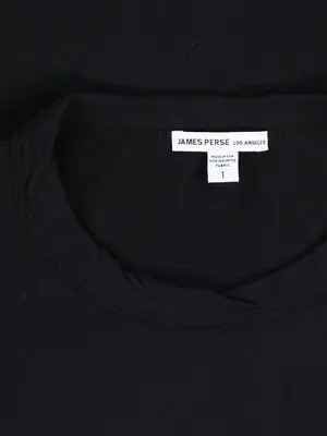 JAMES PERSE Crew Neck Short Sleeve T-shirt - Black