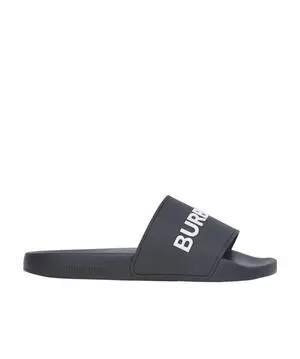 Burberry Logo Detail Two-tone Slides