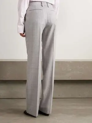 Dries Van Noten Belt-loop Checked Casual Pants