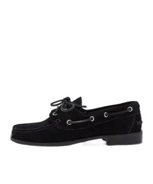 AeydĒ Harris Suede Loafers - Black