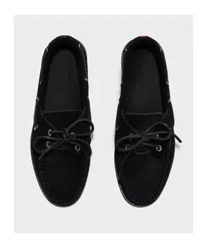 AeydĒ Harris Suede Loafers - Black