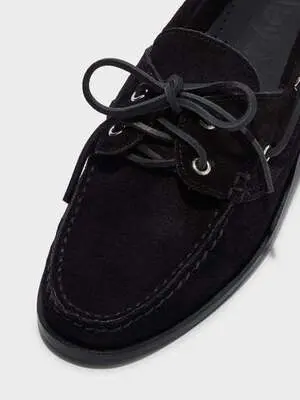 AeydĒ Harris Suede Loafers - Black