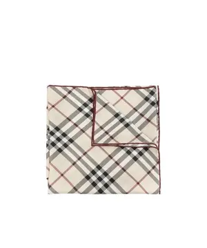 Burberry Check Printed Square Scarf - Multicolor
