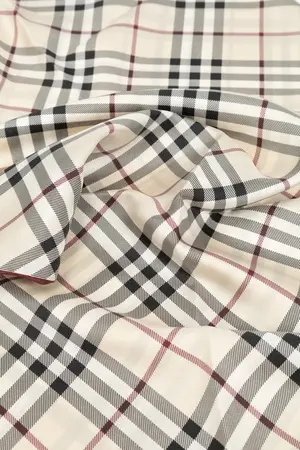 Burberry Check Printed Square Scarf