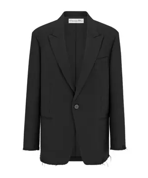 Dior Oversized Blazer With Tassel Detail