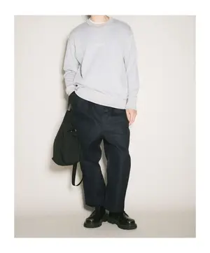 Comme Des Garçons Homme Logo Embroidered Crewneck Sweatshirt