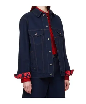 Burberry Long Sleeve Denim Jacket