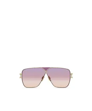 Cazal Geometric Aviator Sunglasses - Pink