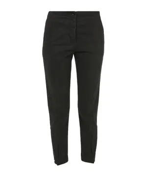 Aspesi Frank Straight Leg Cropped Pants - Black