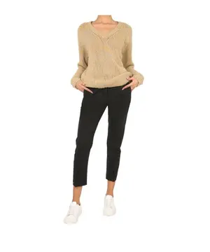 Aspesi Frank Straight Leg Cropped Pants - Black