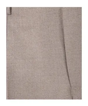 Incotex Tapered Flannel Pants - Beige
