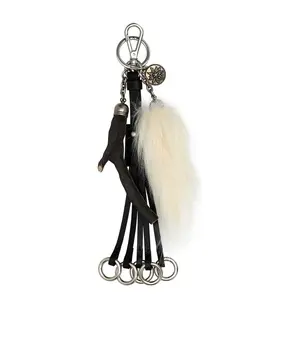 Prada Logo-engraved Keyring - Multicolor