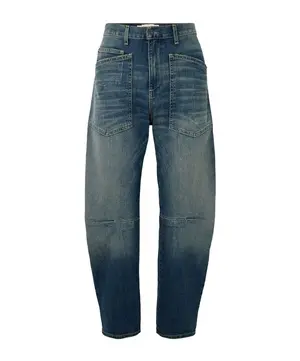 NILI LOTAN Shon Five-pocket Denim Trousers - Blue