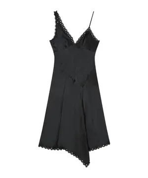 Isabel Marant Étoile Ayrich Asymmetrical Ruffled V-neck Dress