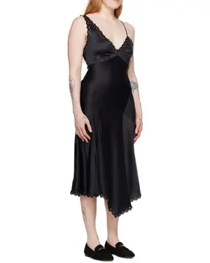 Isabel Marant Étoile Ayrich Asymmetrical Ruffled V-neck Dress
