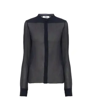 Chloé Sheer Button-up Blouse