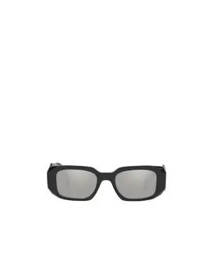 Prada Rectangular Frame Sunglasses - Black