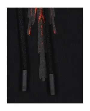 MARCELO BURLON COUNTY OF MILAN Wing Print Drawstring Hoodie