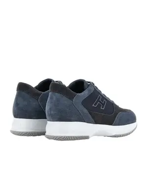 Hogan Interactive Sneakers With Side H Detail - Blue