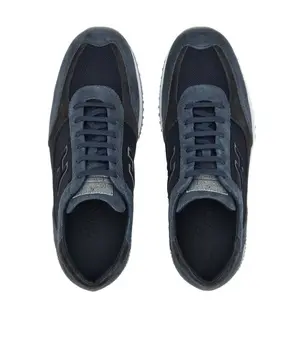 Hogan Interactive Sneakers With Side H Detail - Blue