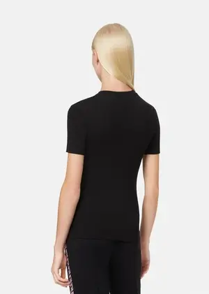 Versace Crystal-embellished Medusa Head T-shirt