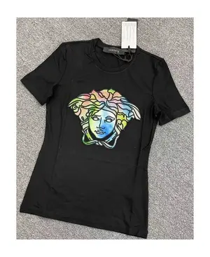 Versace Crystal-embellished Medusa Head T-shirt