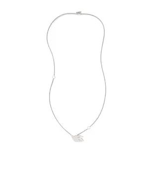 JIL SANDER Swallow Pendant Necklace - Silver