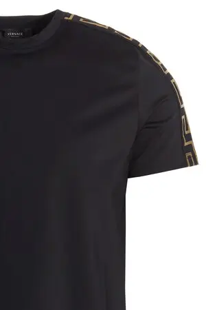 Versace La Greca-print Short-sleeve T-shirt