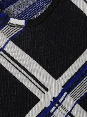 Burberry Checked Silk Knitted Vest