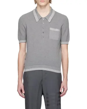 Thom Browne Lapel Polo Shirt