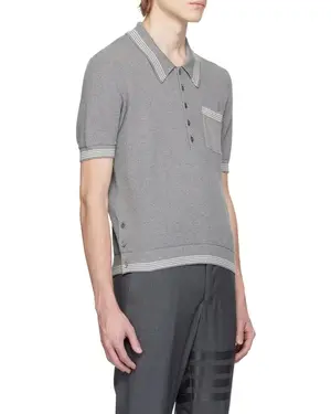 Thom Browne Lapel Polo Shirt