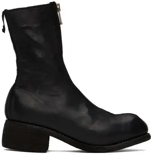 Guidi Front Zip Ankle Boots