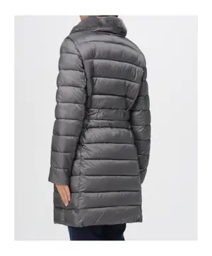 Michael Kors Packable Quilted Puffer Coat With Belt