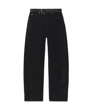 Alexander Wang Belted Wide-leg Jeans
